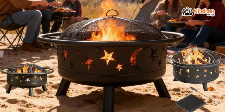 Best Wood Burning Fire Pits with Mesh Cover 2026 - Essential Kitchen ...